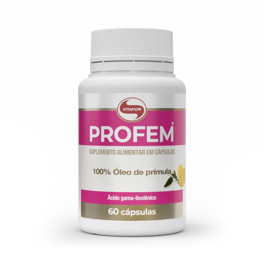 PROFEM®: Suplemento de Óleo de Prímula - 60 Cápsulas - Vitafor