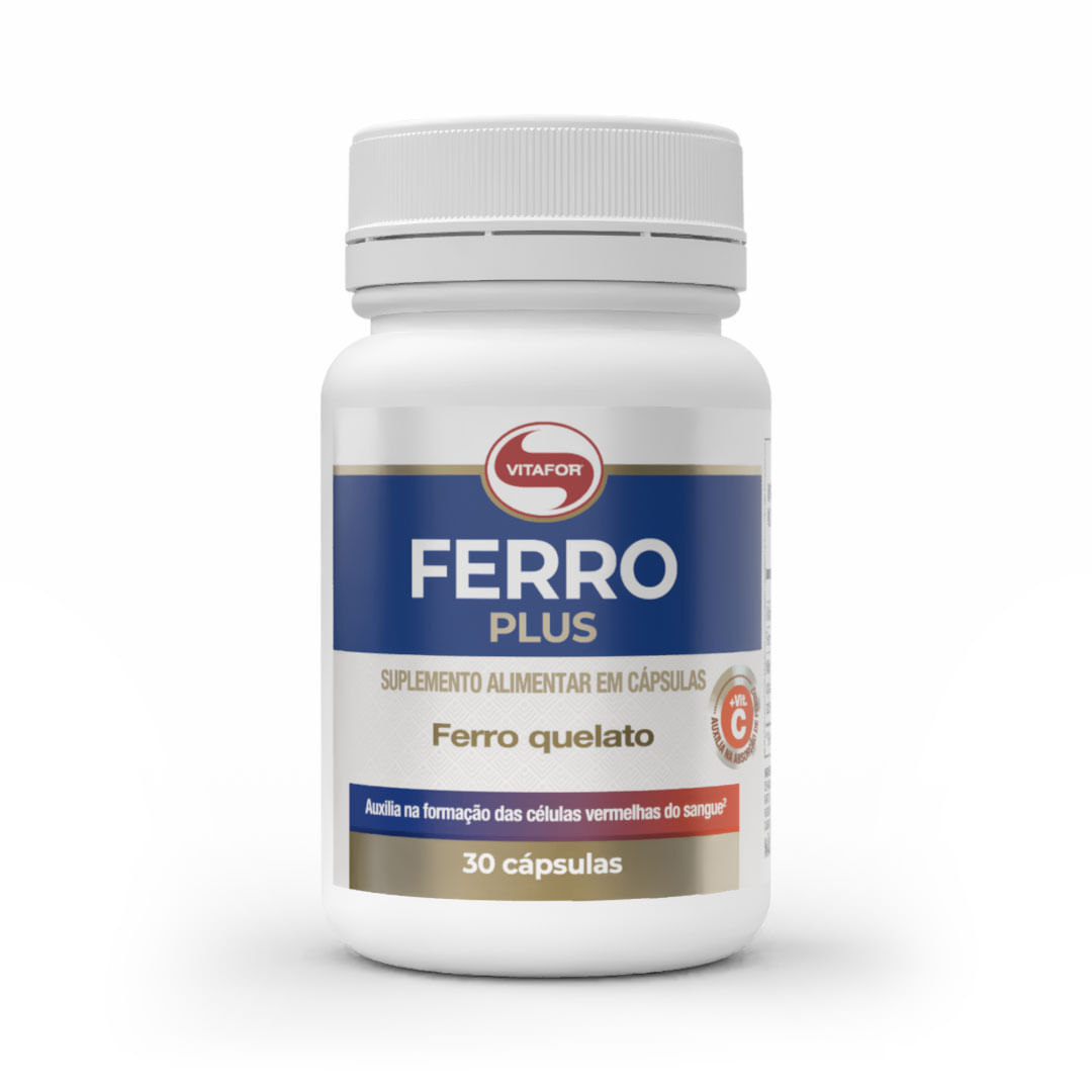 FERRO PLUS - 30 Cápsulas - Vitafor
