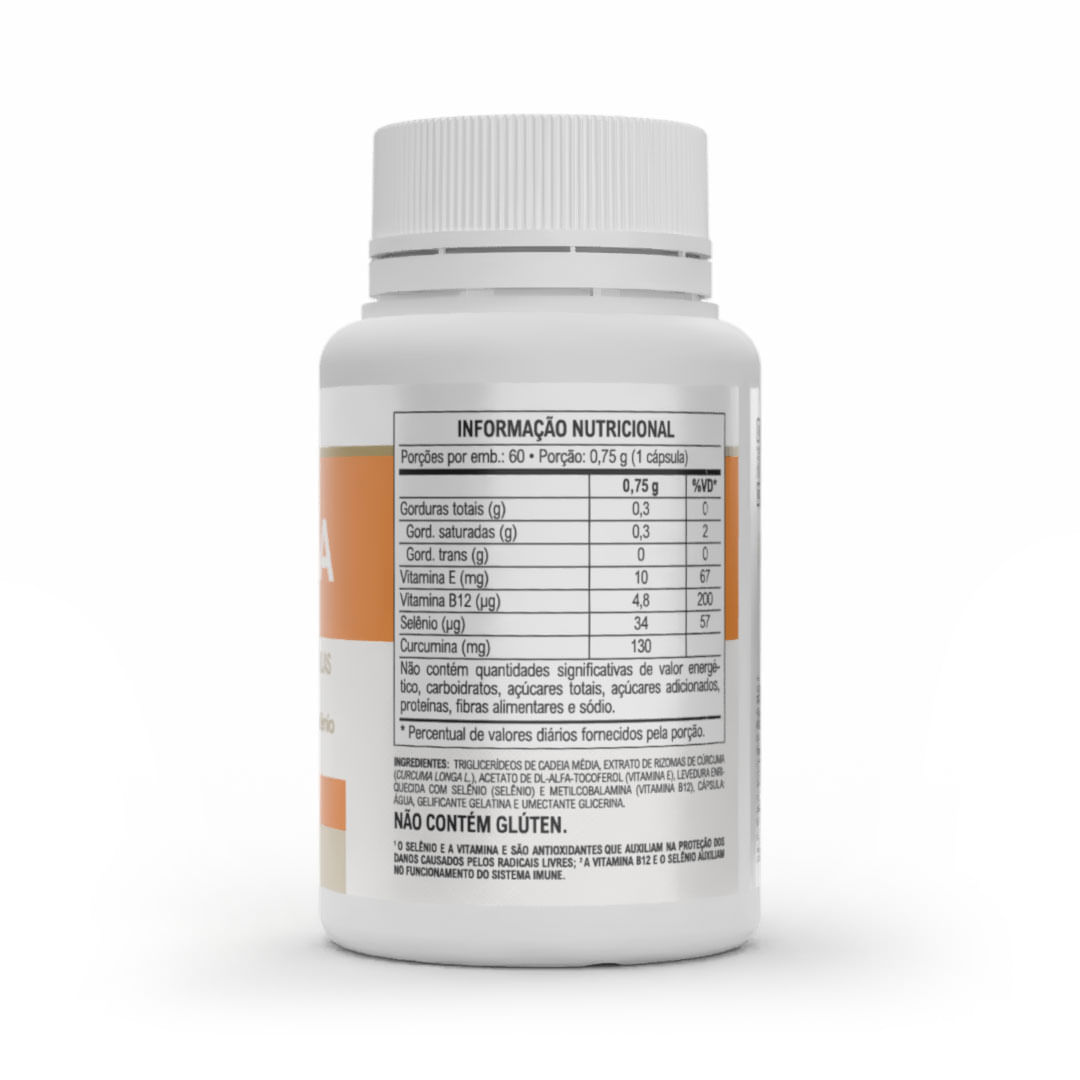 CURCUMA PLUS® - 60 Cápsulas - Vitafor